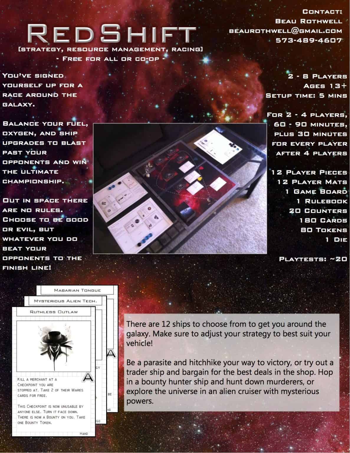 SELL SHEETS FOR GAME DESIGNERS 101 - League of Gamemakers