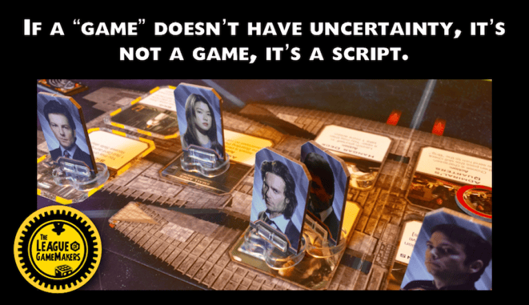 GAME ELEMENTS: UNCERTAINTY - League of Gamemakers